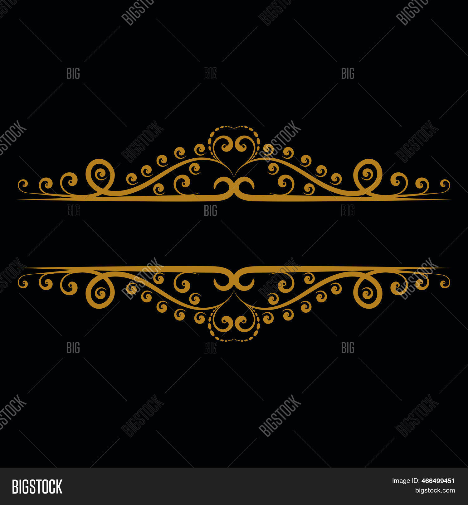 Vector Vintage Golden Vector & Photo (Free Trial) | Bigstock