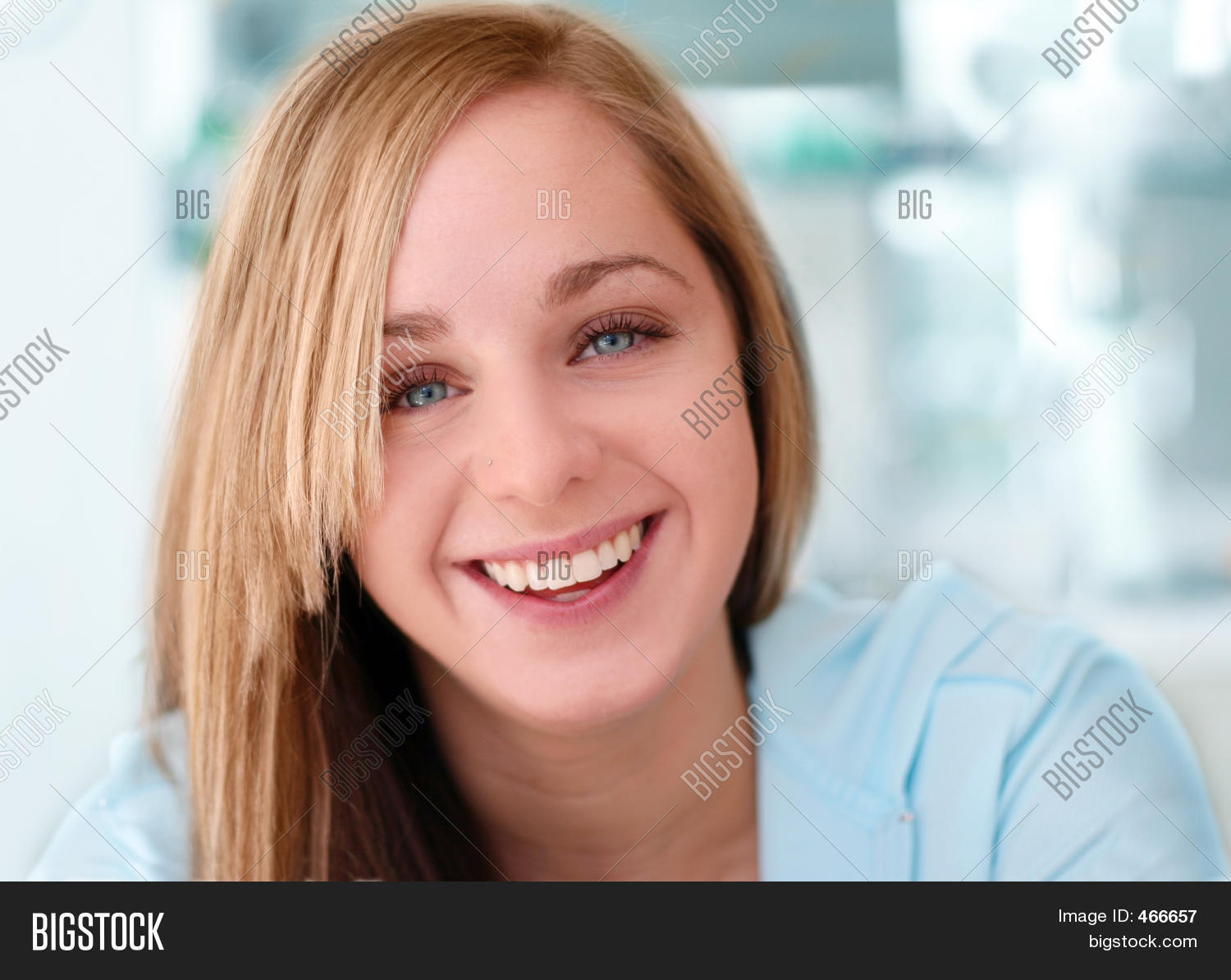 Happy Smiling Girl Image & Photo (Free Trial) | Bigstock