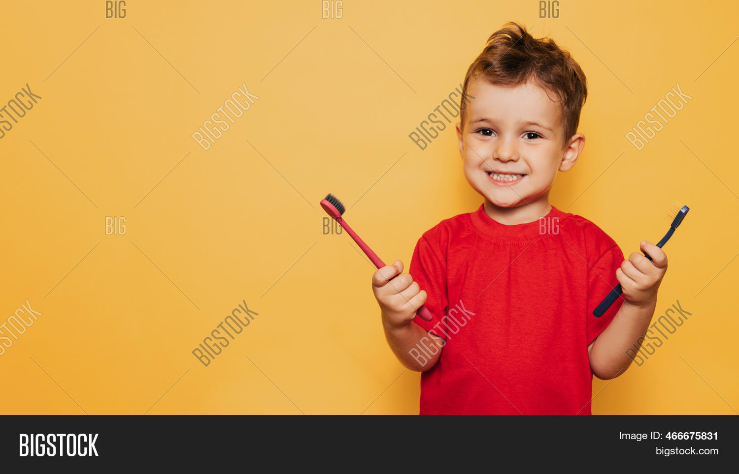 Happy Kid Holds 2 Image & Photo (Free Trial) | Bigstock