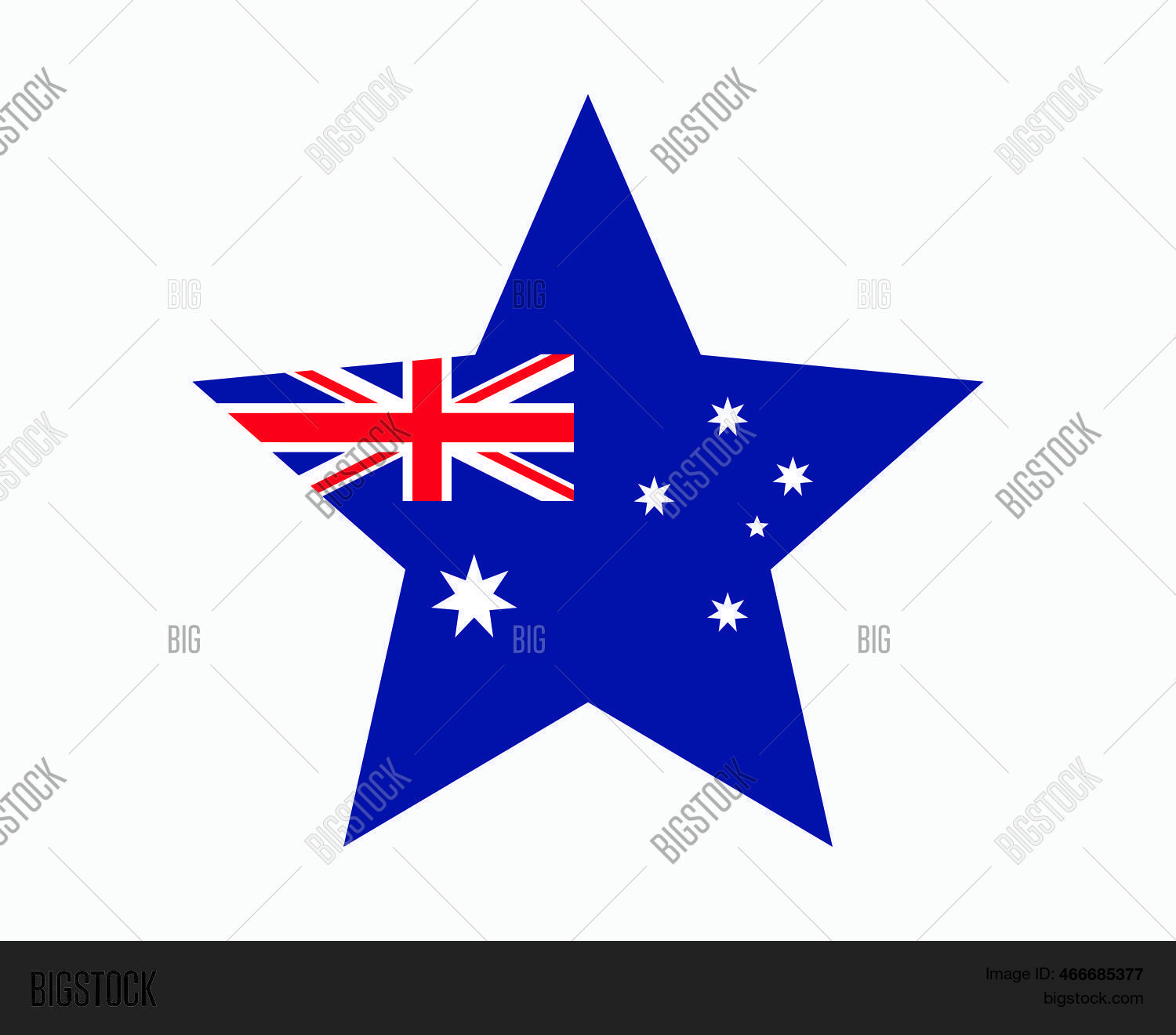 Australia Star Flag. Vector & Photo (Free Trial) | Bigstock