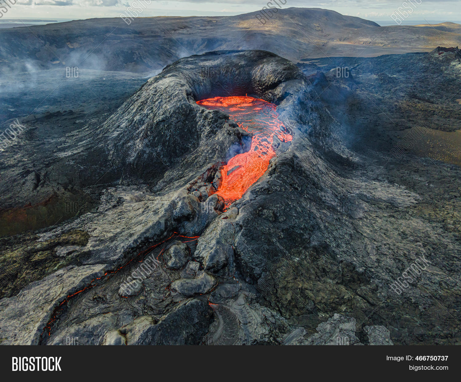 View Into Crater Image & Photo (Free Trial) | Bigstock