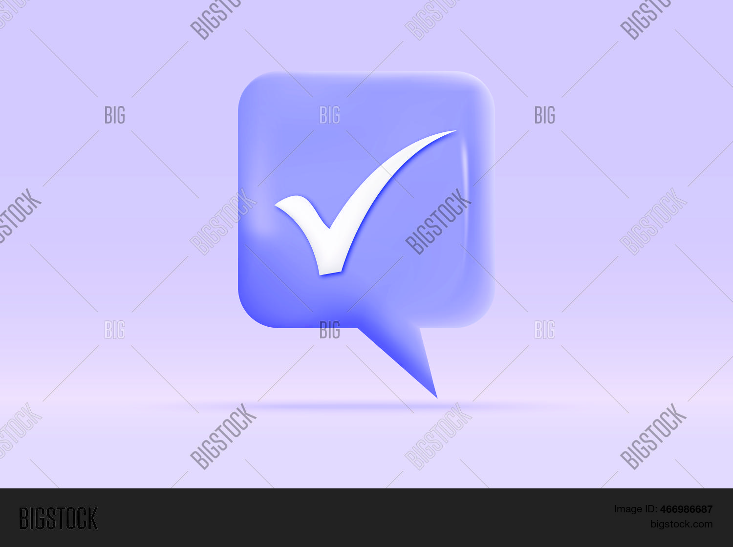 3d Check Mark Success Vector & Photo (Free Trial) | Bigstock