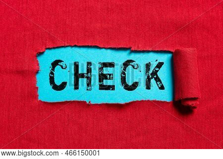 Sign Displaying Check Image & Photo (Free Trial) | Bigstock