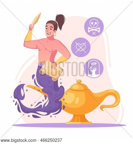 Genie Character Vector & Photo (Free Trial) | Bigstock