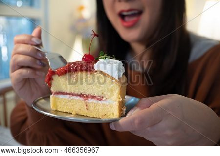 Women Eating Cake Home Image & Photo (Free Trial) | Bigstock