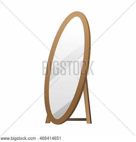 Standing Mirror Vector