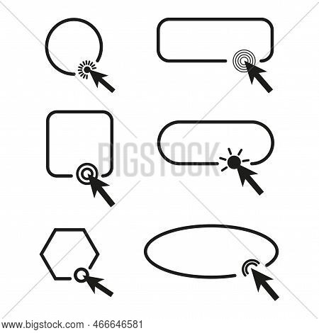 Frame Cursor. Arrow Vector & Photo (Free Trial) | Bigstock