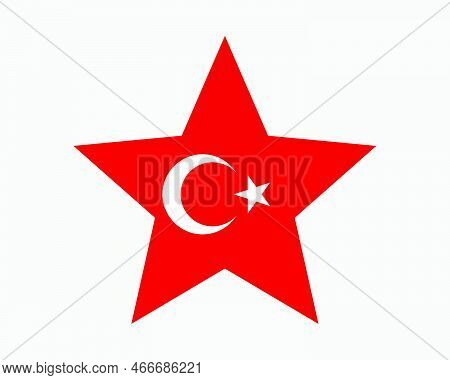Turkey Star Flag. Vector & Photo (Free Trial) | Bigstock