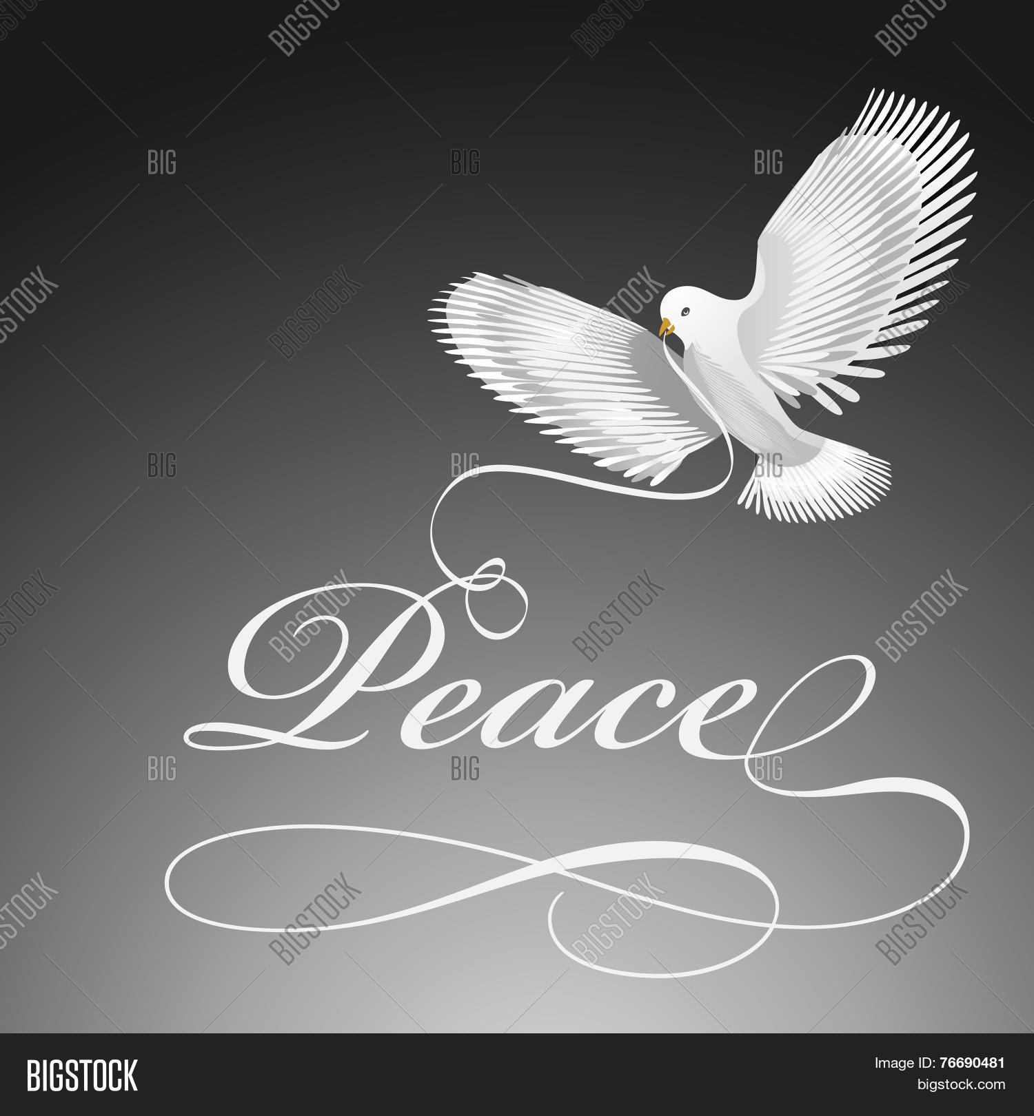 Dove Bird Peace Vector & Photo (Free Trial) | Bigstock