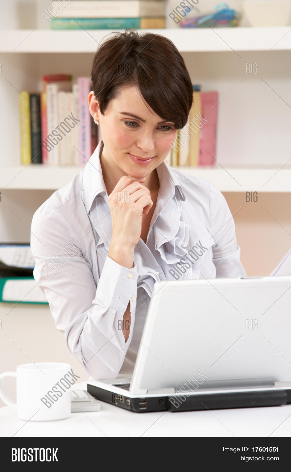 Woman Working Home Image & Photo (Free Trial) | Bigstock