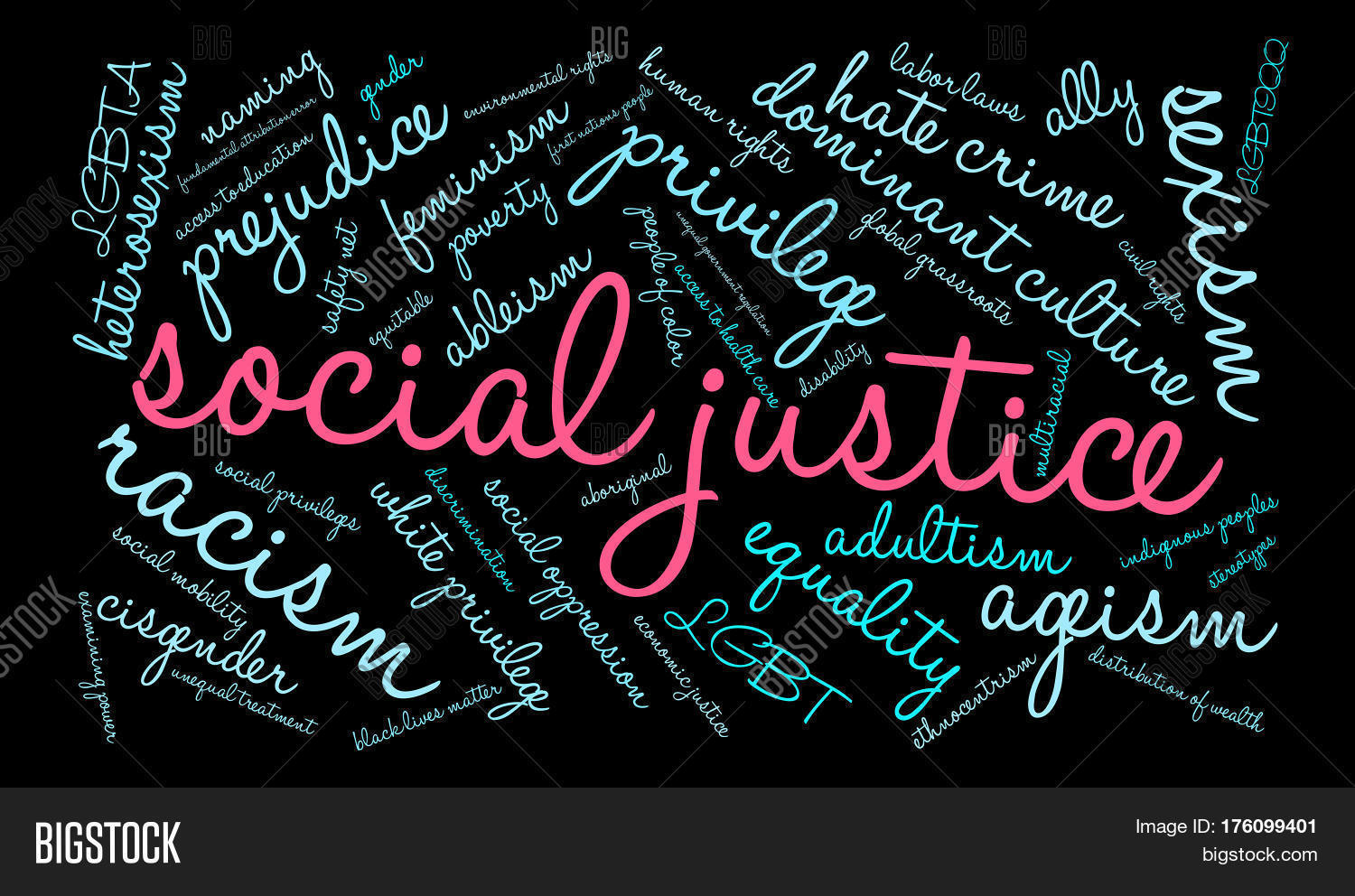 Social Justice Word Vector & Photo (Free Trial) | Bigstock