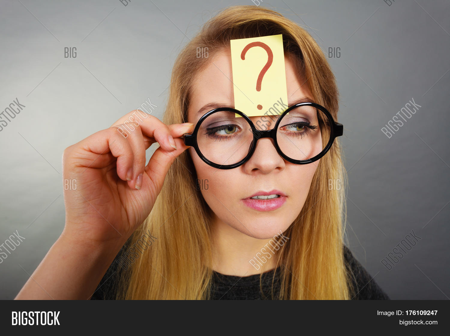 Woman Having Question Image & Photo (Free Trial) | Bigstock