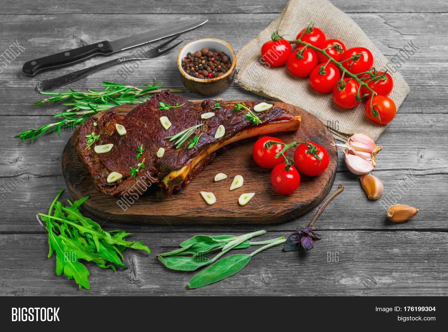 T-bone Steak Cow Meat Image & Photo (Free Trial) | Bigstock