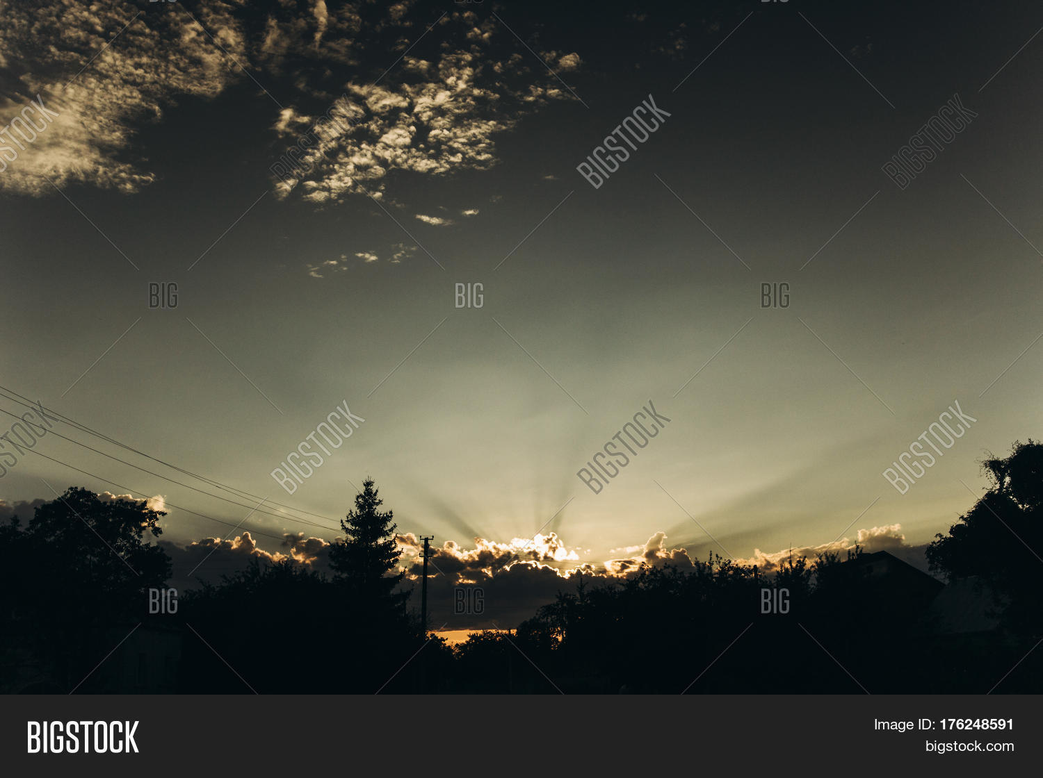 Beautiful Sunset Light Image & Photo (Free Trial) | Bigstock