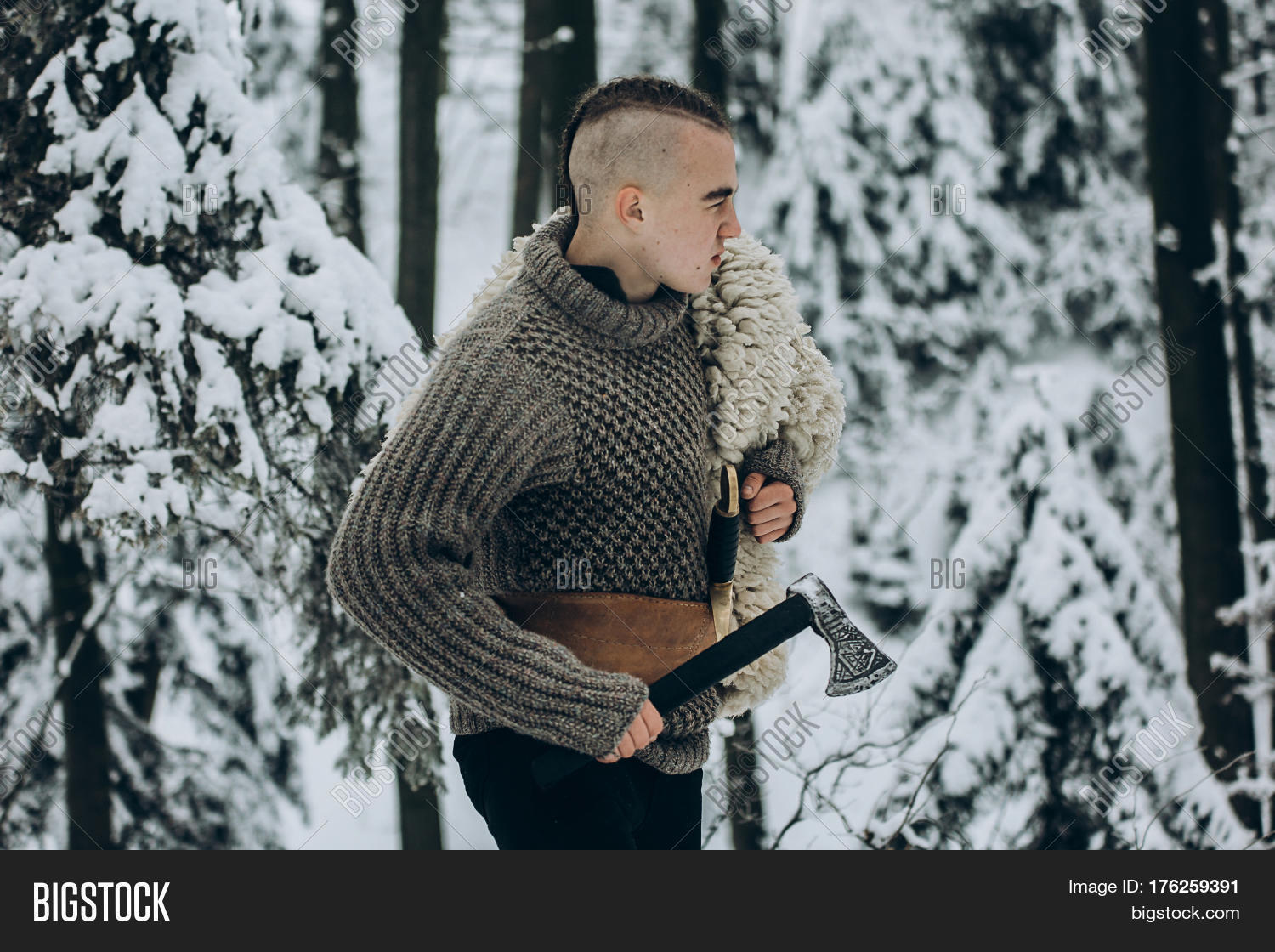 Portrait Strong Viking Image & Photo (Free Trial) | Bigstock