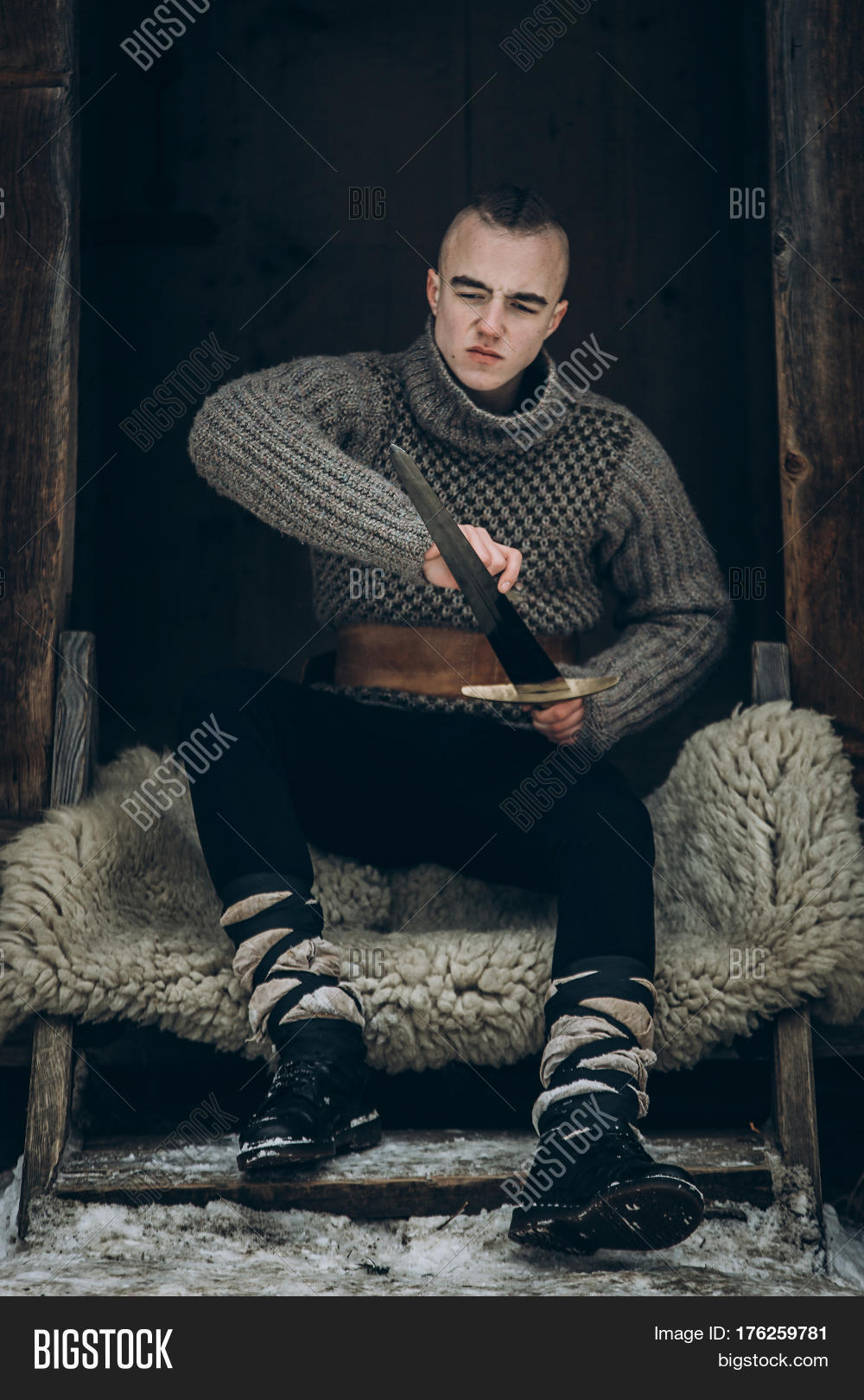 Portrait Strong Viking Image & Photo (Free Trial) | Bigstock