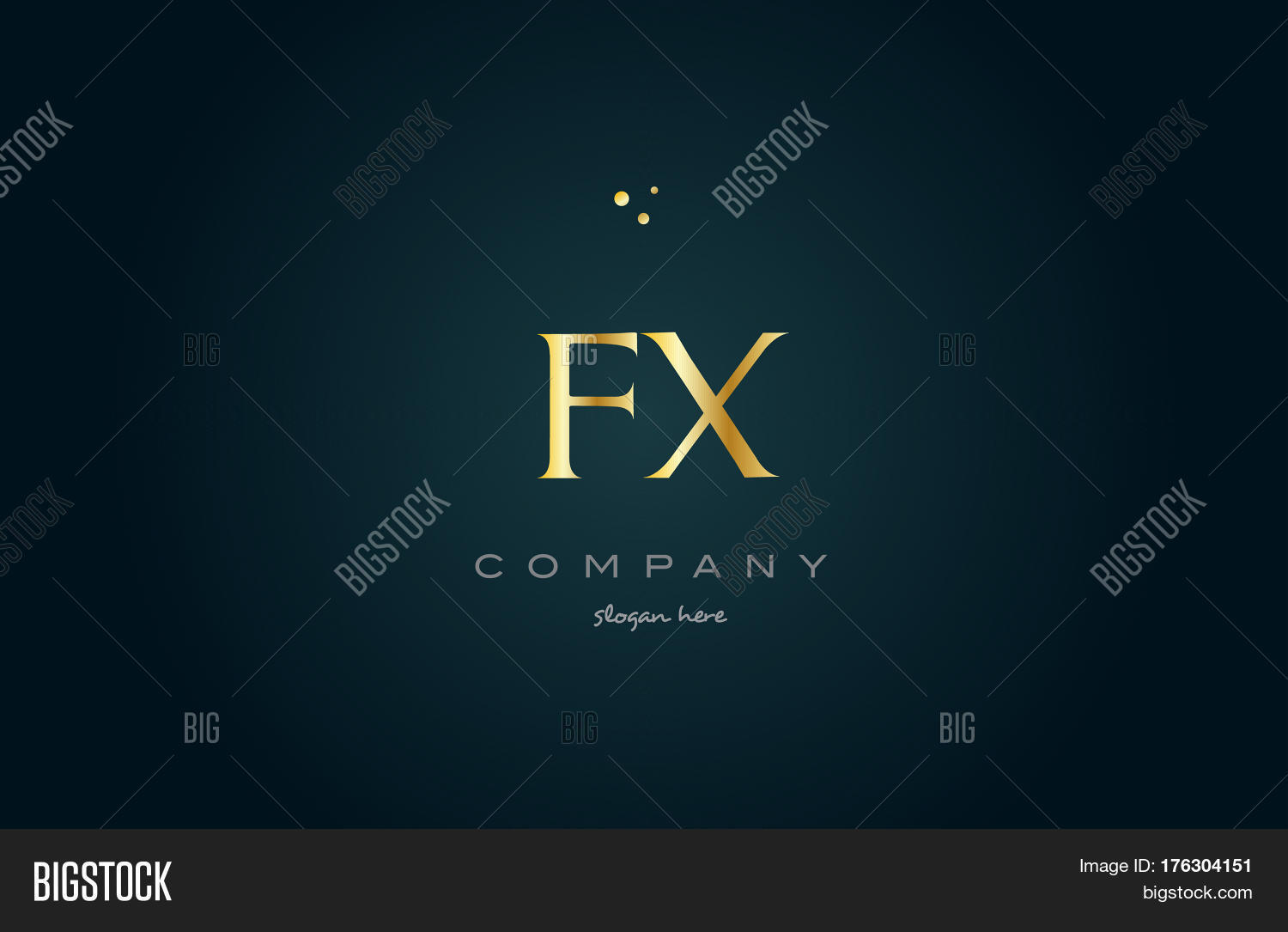 Fx F X Gold Golden Vector & Photo (Free Trial) | Bigstock