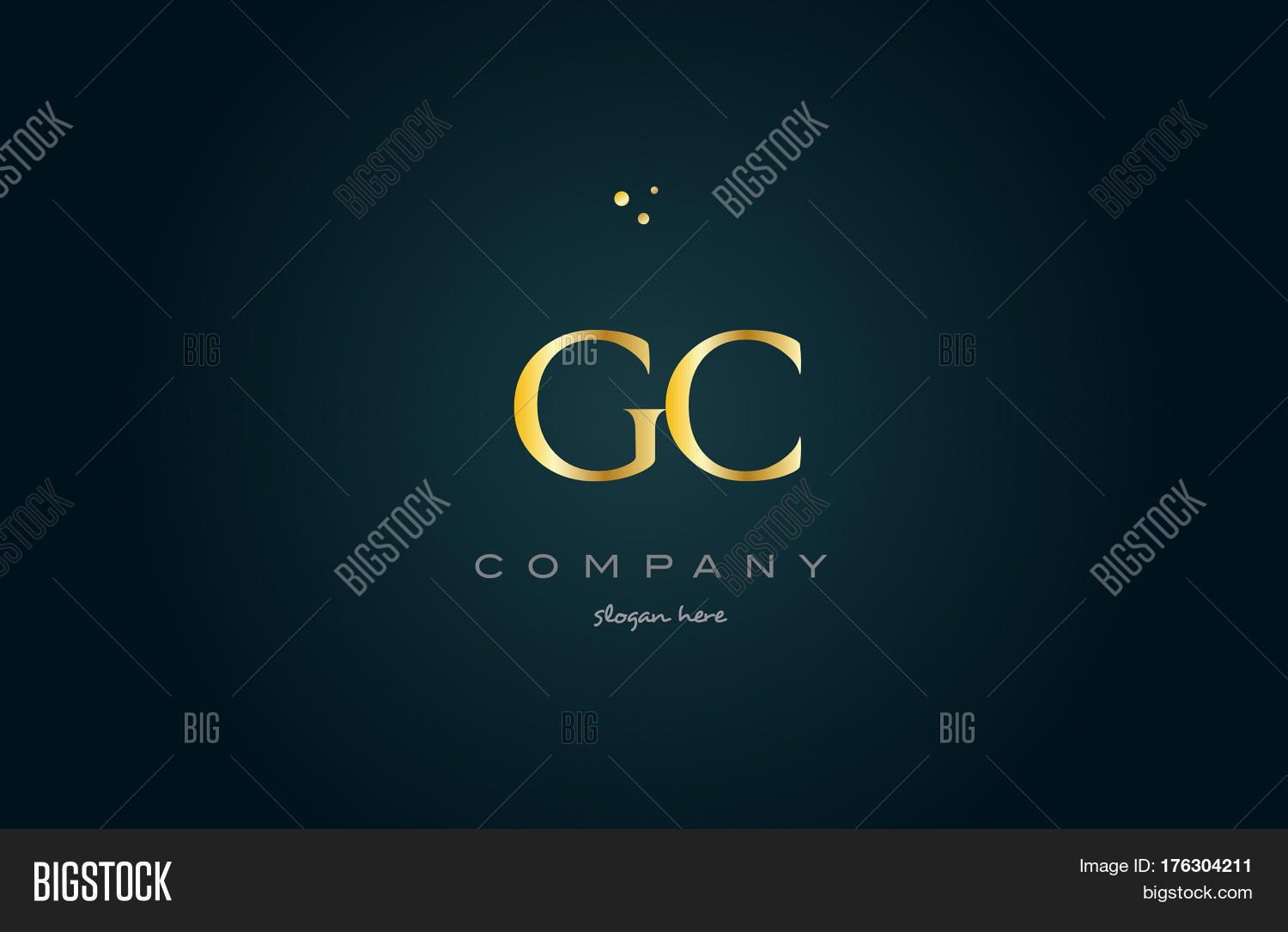 Gc G C Gold Golden Vector & Photo (Free Trial) | Bigstock
