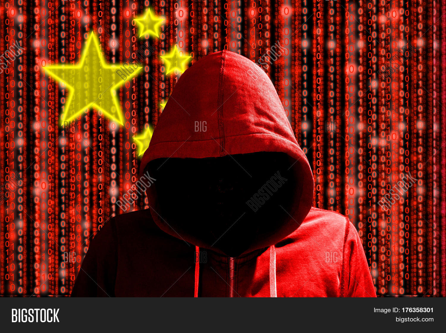 Hacker Dark Red Hoody Image & Photo (Free Trial) | Bigstock