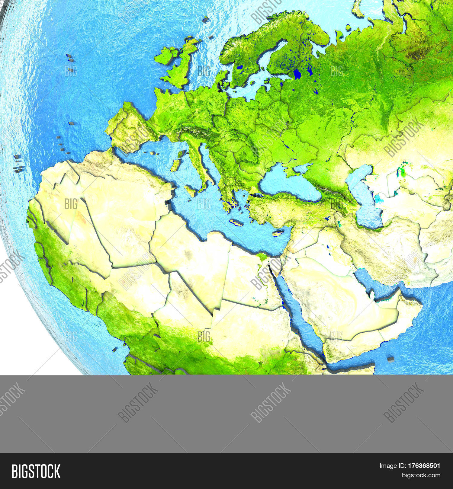 Emea Region On Model Image & Photo (Free Trial) | Bigstock