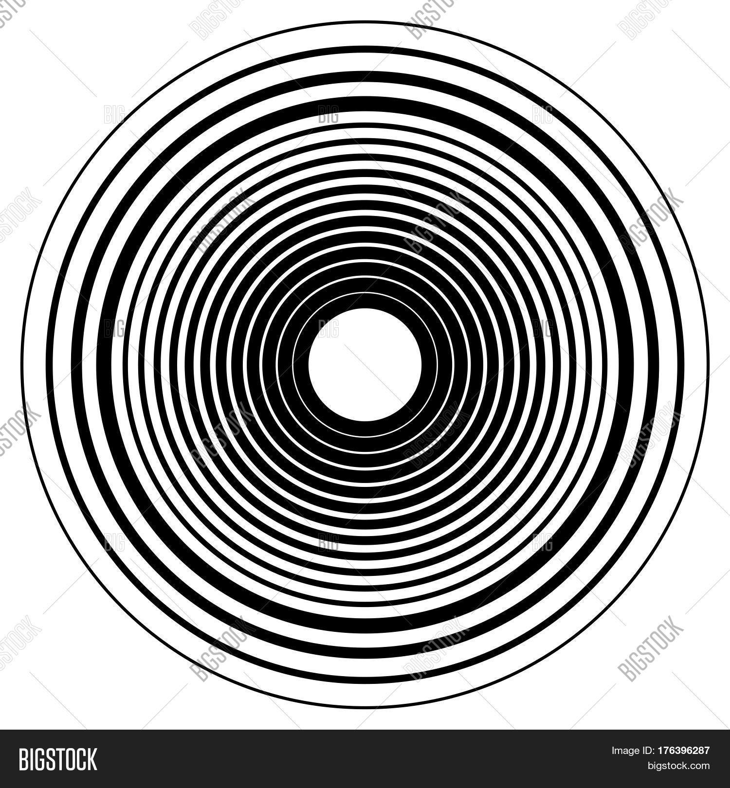 Concentric Circles, Vector & Photo (Free Trial) | Bigstock