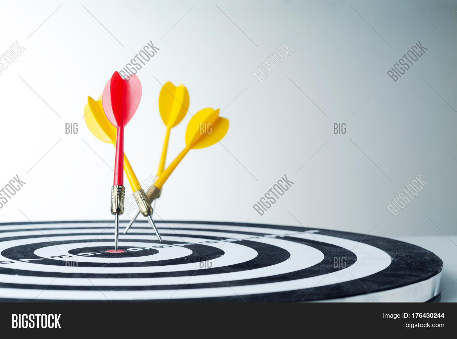 Close Shot Red Dart Image & Photo (Free Trial) | Bigstock