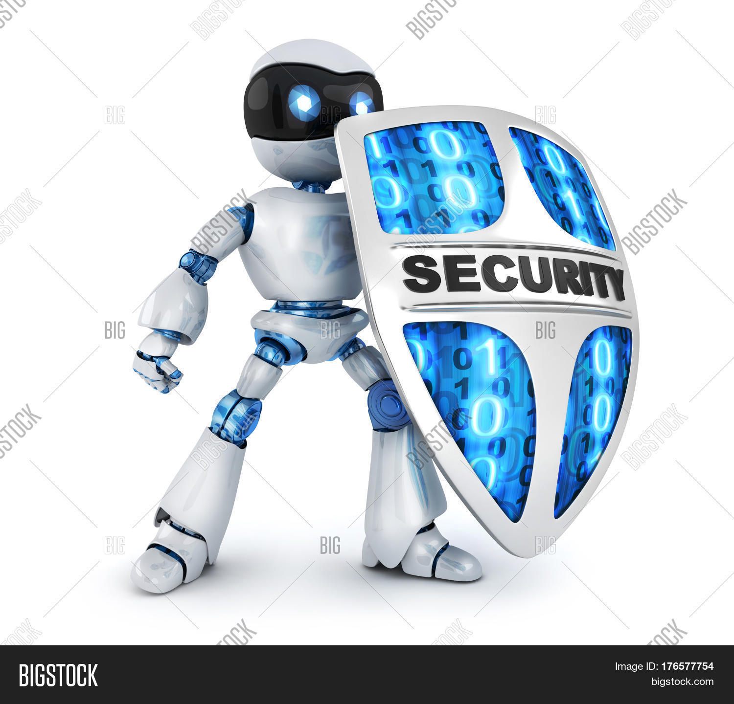 Protecting Robot Image & Photo (Free Trial) | Bigstock