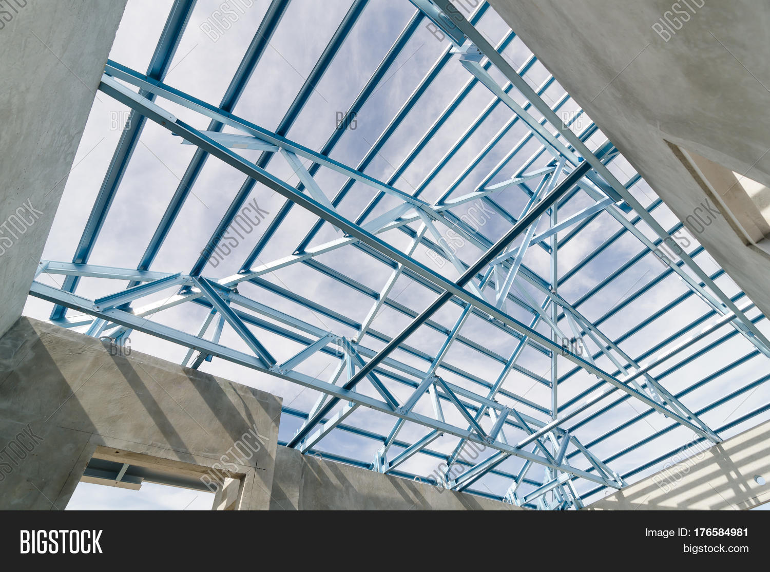 Structure Steel Roof Image & Photo (Free Trial) | Bigstock