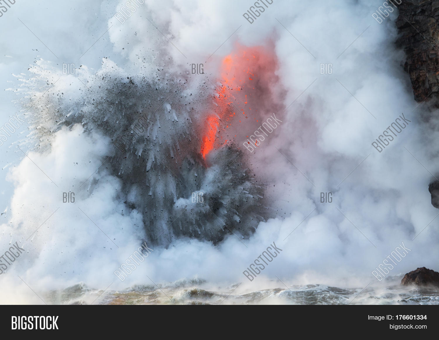 Close 'fire Hose' Lava Image & Photo (Free Trial) | Bigstock