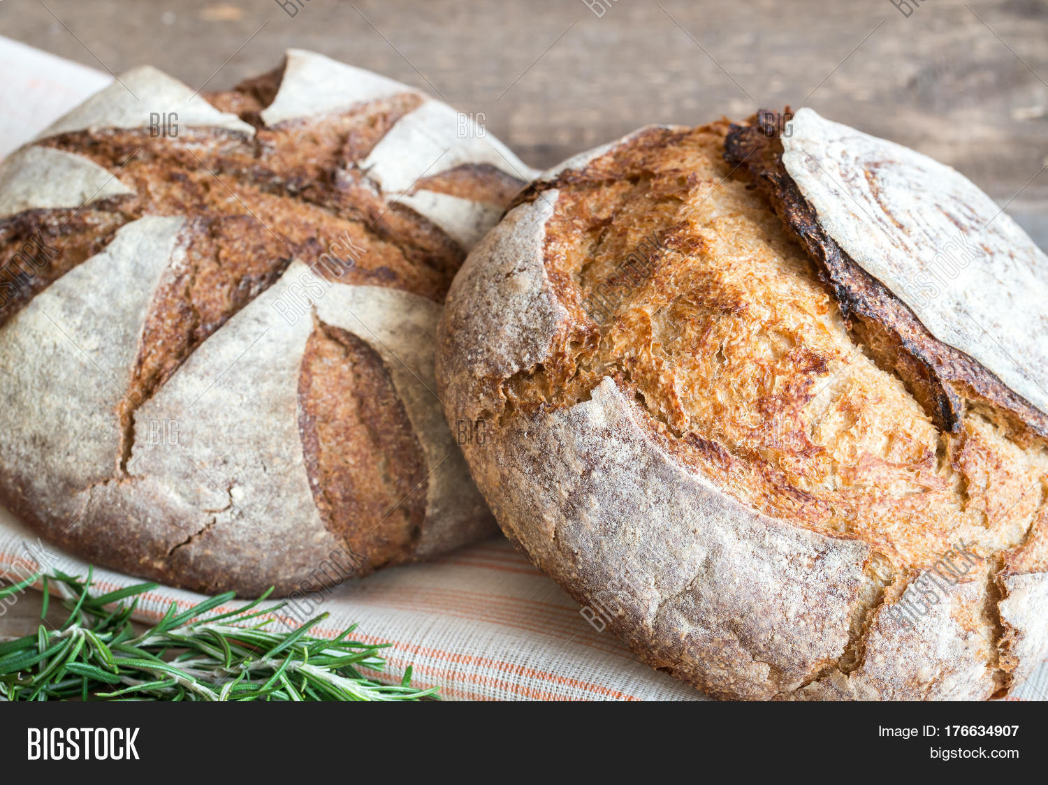 Two Loaves Bread Image & Photo (Free Trial) | Bigstock