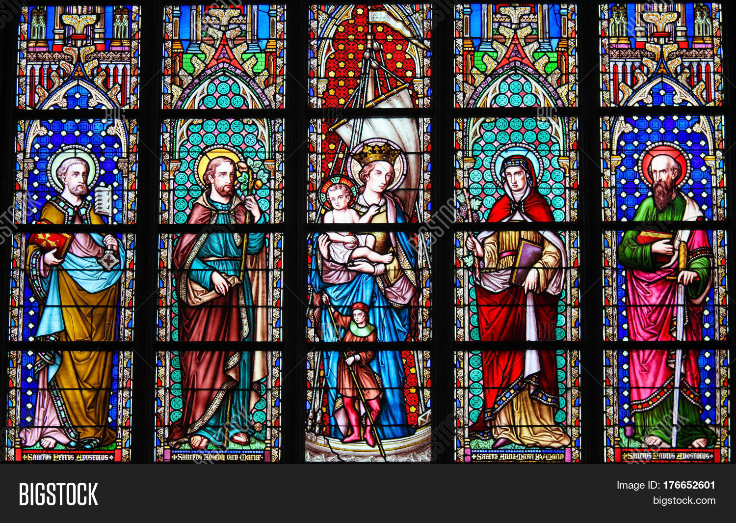 Stained Glass - Saints Image & Photo (Free Trial) | Bigstock