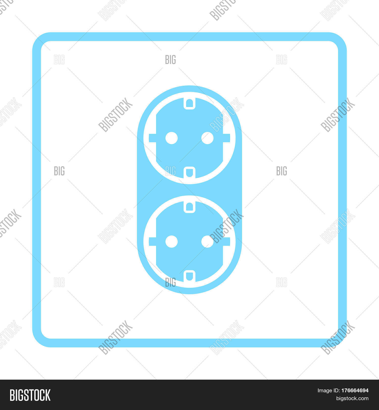 Ac Splitter Icon Vector & Photo (Free Trial) | Bigstock