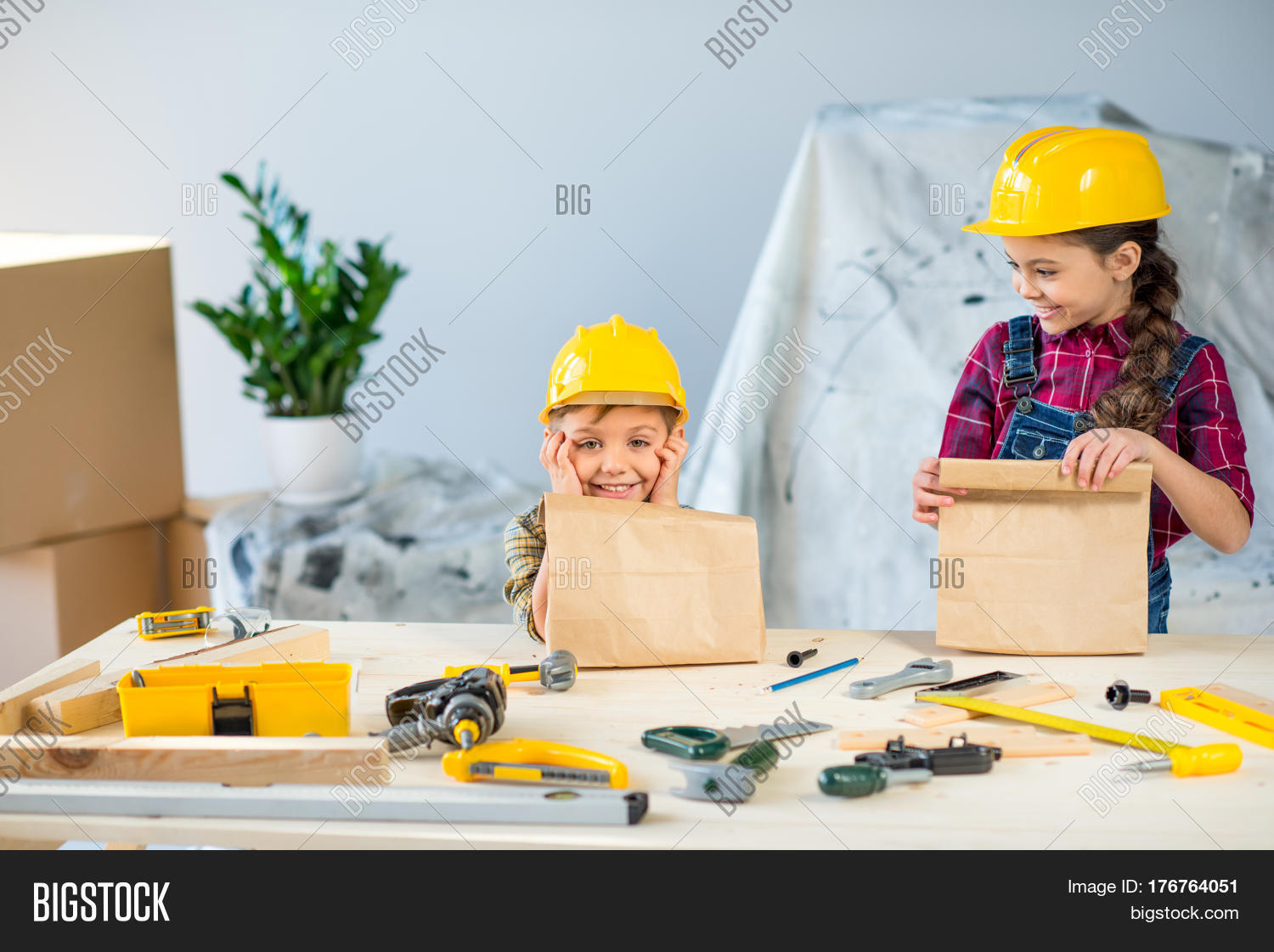 Kids Paper Bags Image & Photo (Free Trial) | Bigstock
