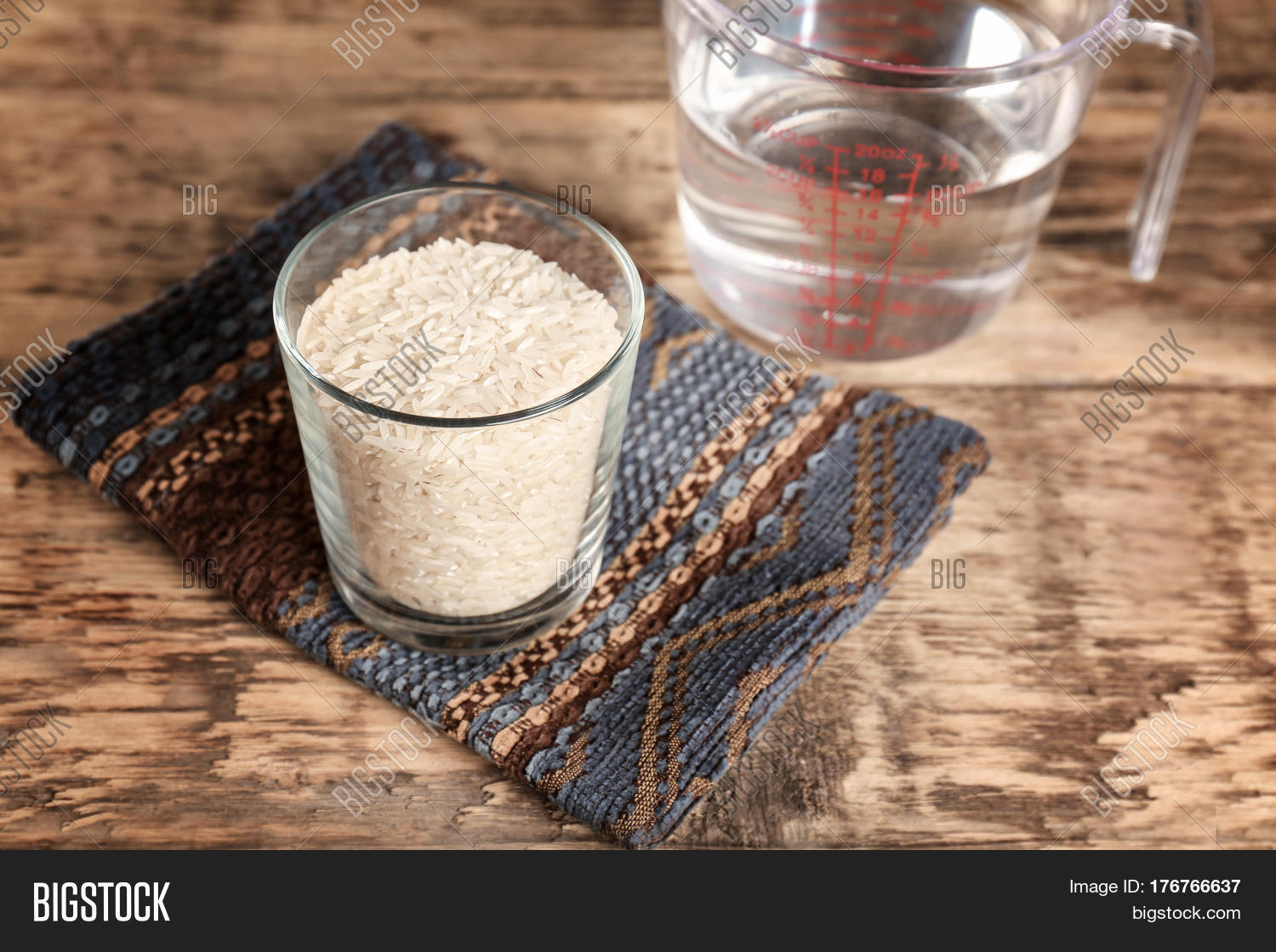 Glass Rice Measuring Image & Photo (Free Trial) | Bigstock