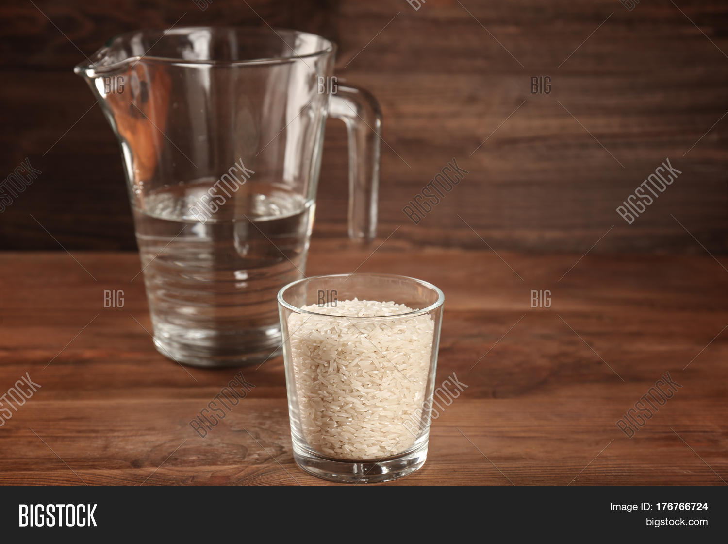 Glass Rice Measuring Image & Photo (Free Trial) | Bigstock