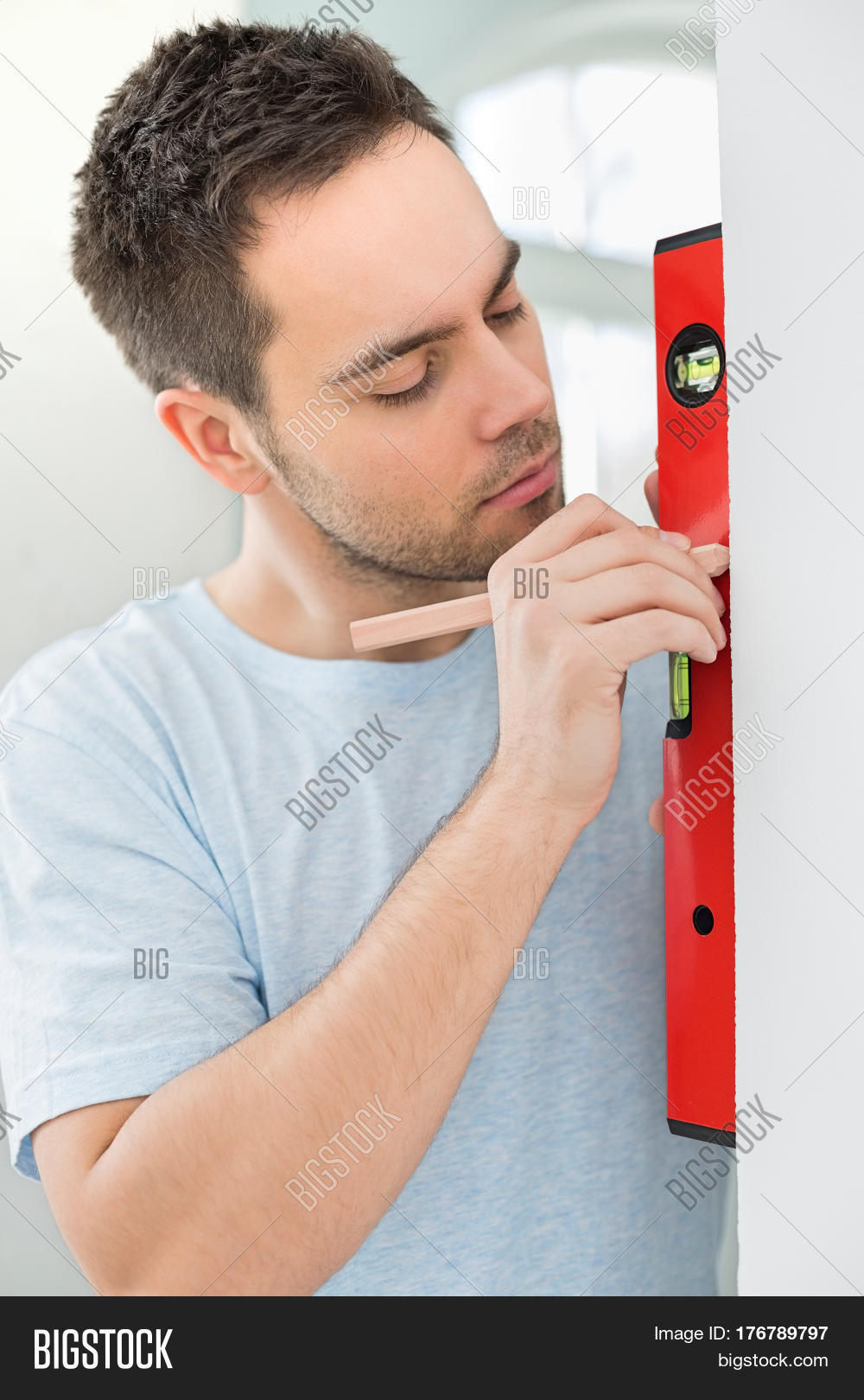 Mid-adult Man Marking Image & Photo (Free Trial) | Bigstock