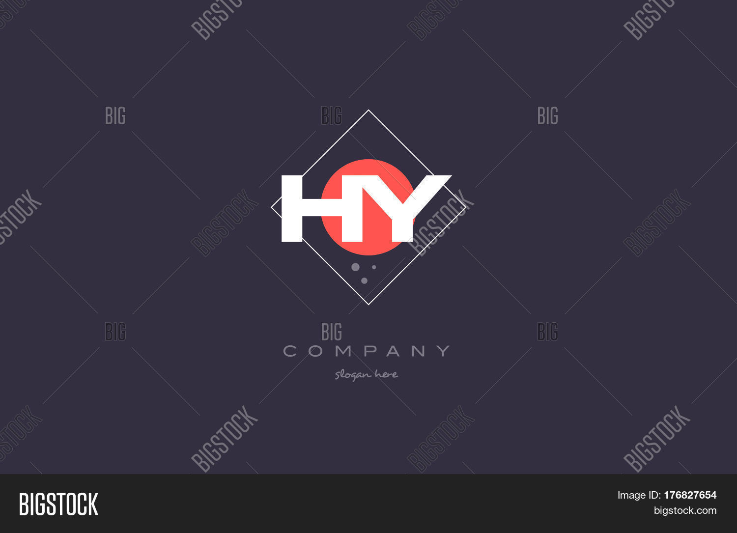 Hy H Y Vintage Retro Vector & Photo (Free Trial) | Bigstock