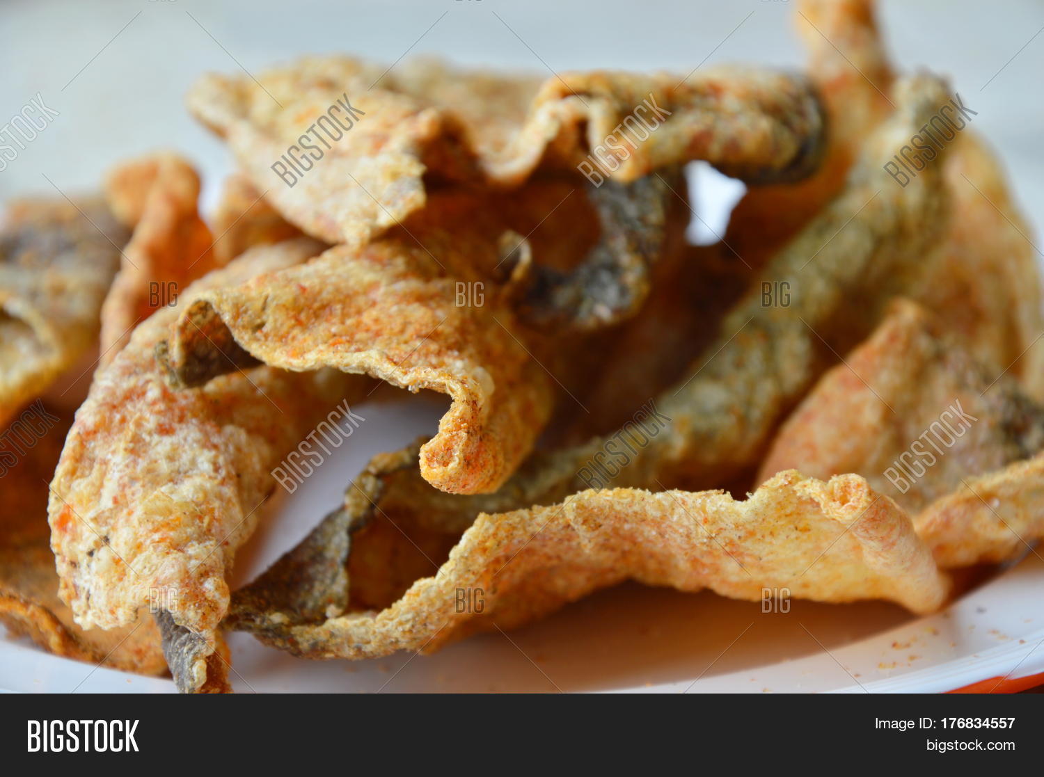 Crispy Fried Fish Skin Image & Photo (Free Trial) | Bigstock