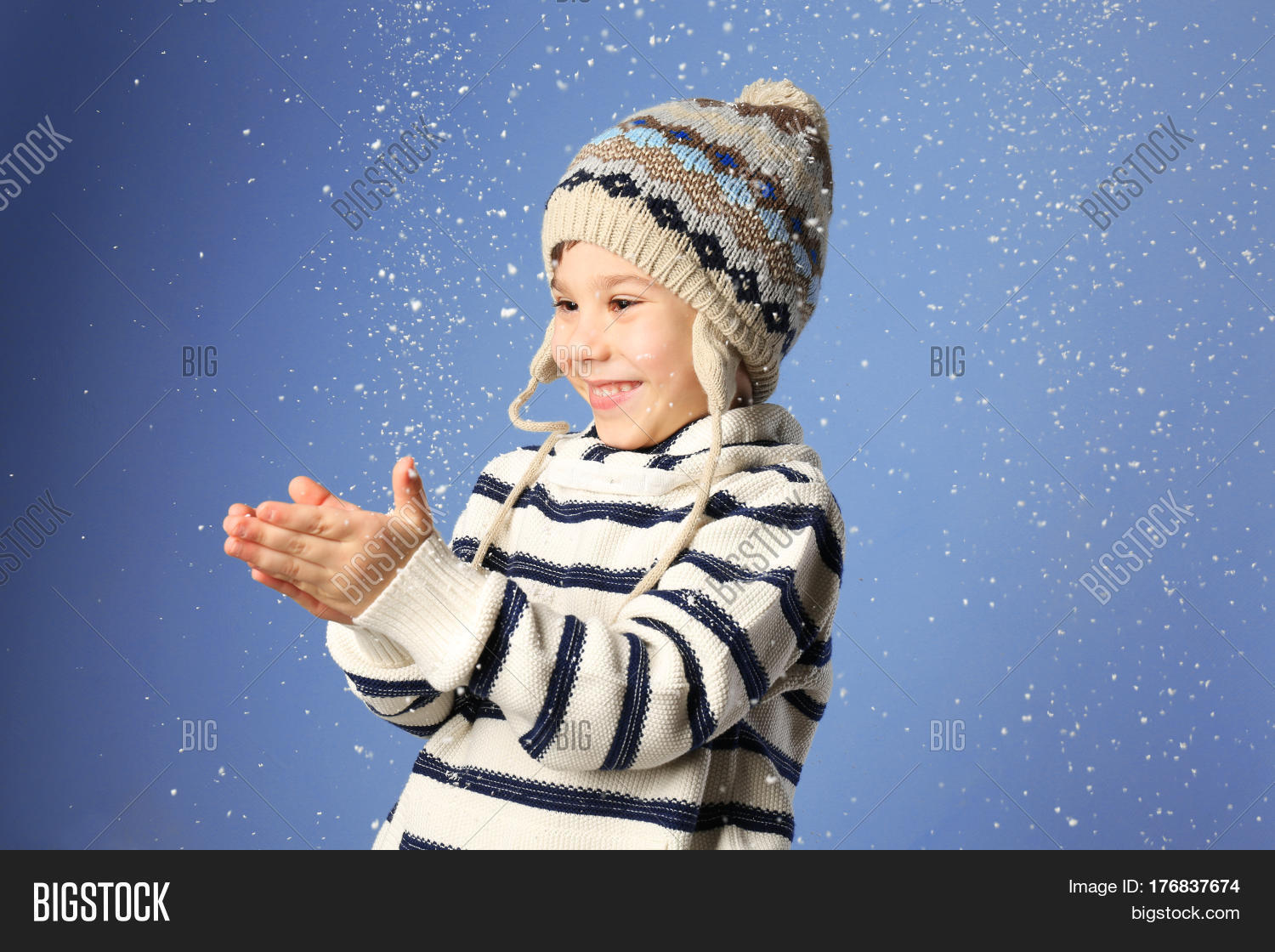 Cute Little Boy Warm Image & Photo (Free Trial) | Bigstock