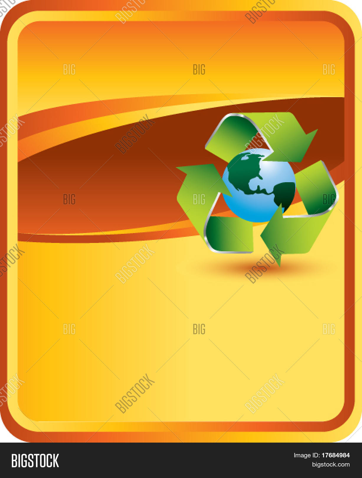 Recycle Symbol Around Vector & Photo (Free Trial) | Bigstock