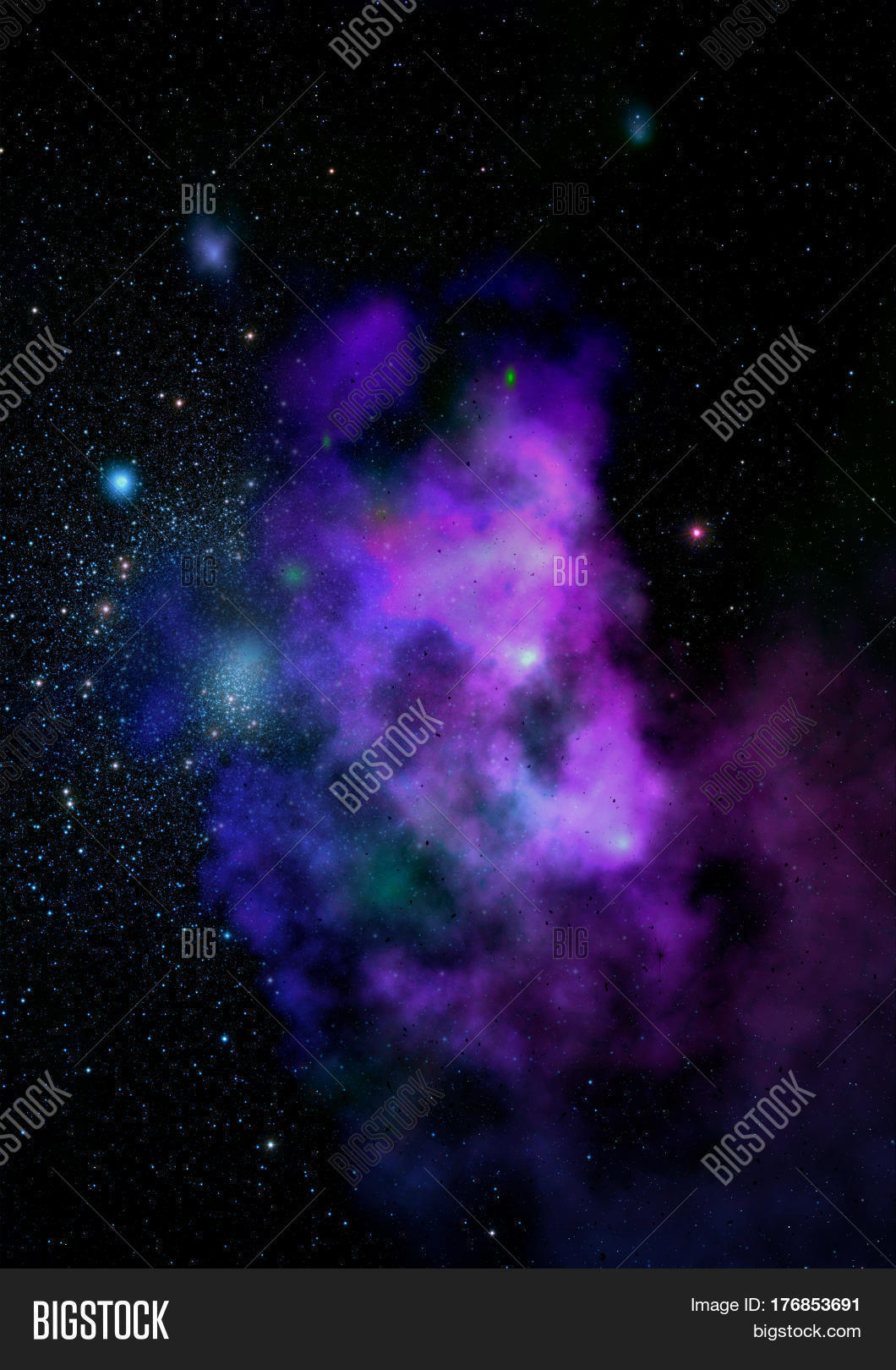 Star Field Space Image & Photo (Free Trial) | Bigstock