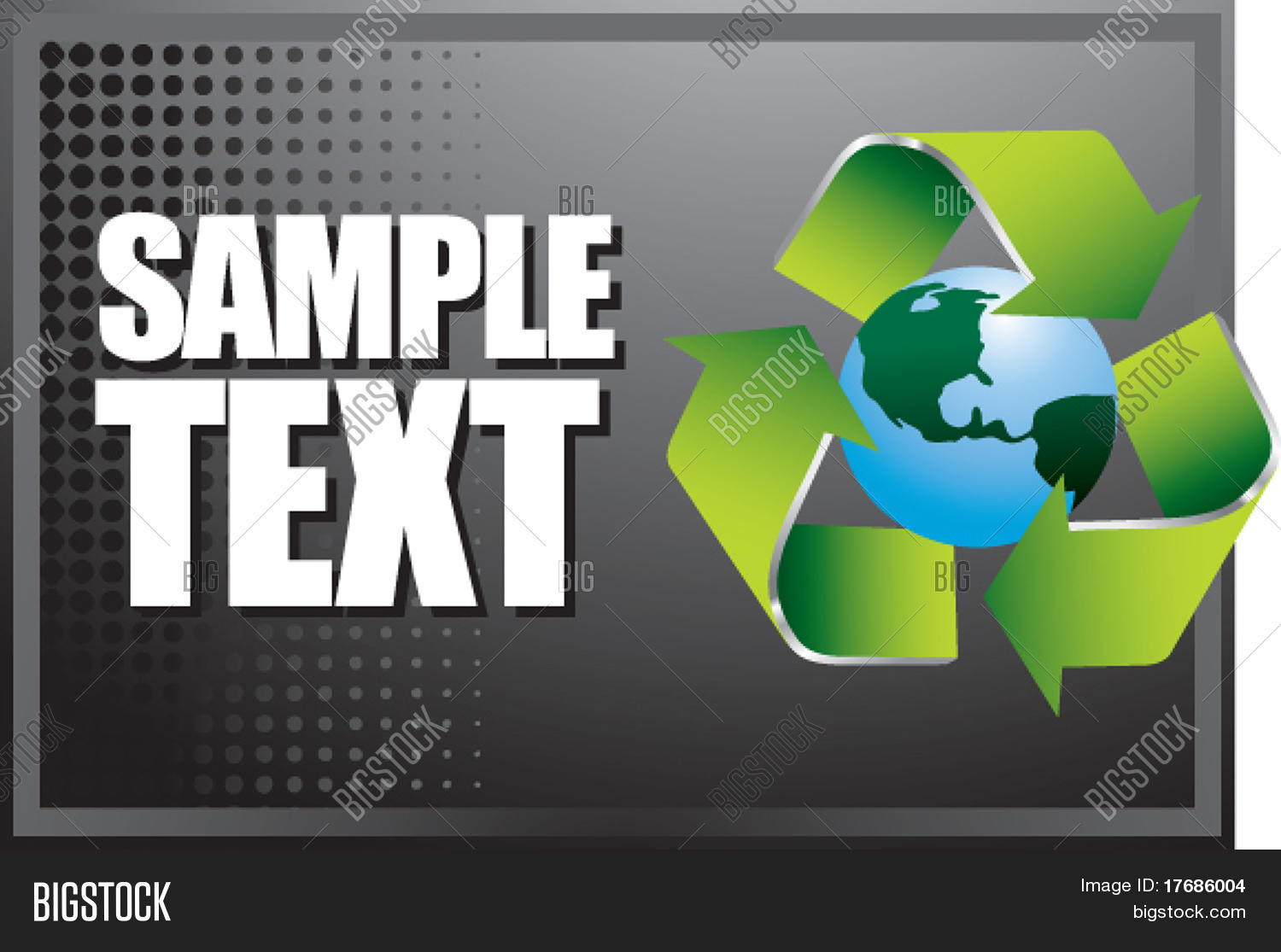 Recycle Symbol Around Vector & Photo (Free Trial) | Bigstock