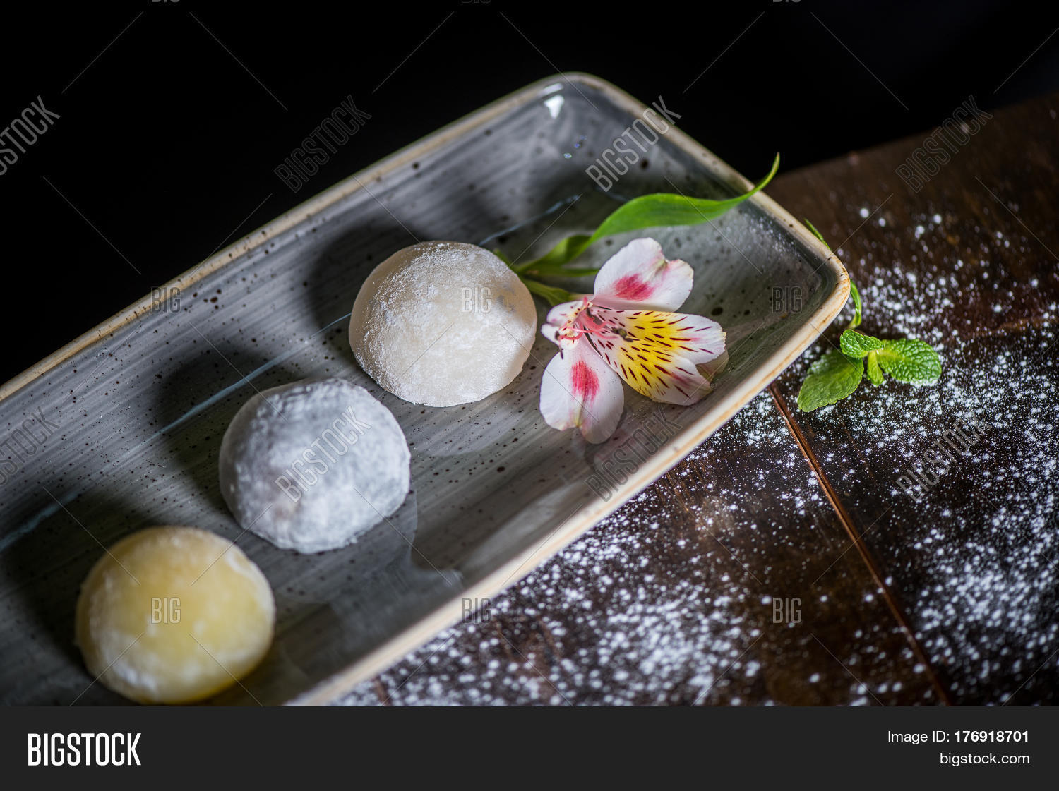 Mochi Dessert Plate Image & Photo (Free Trial) | Bigstock