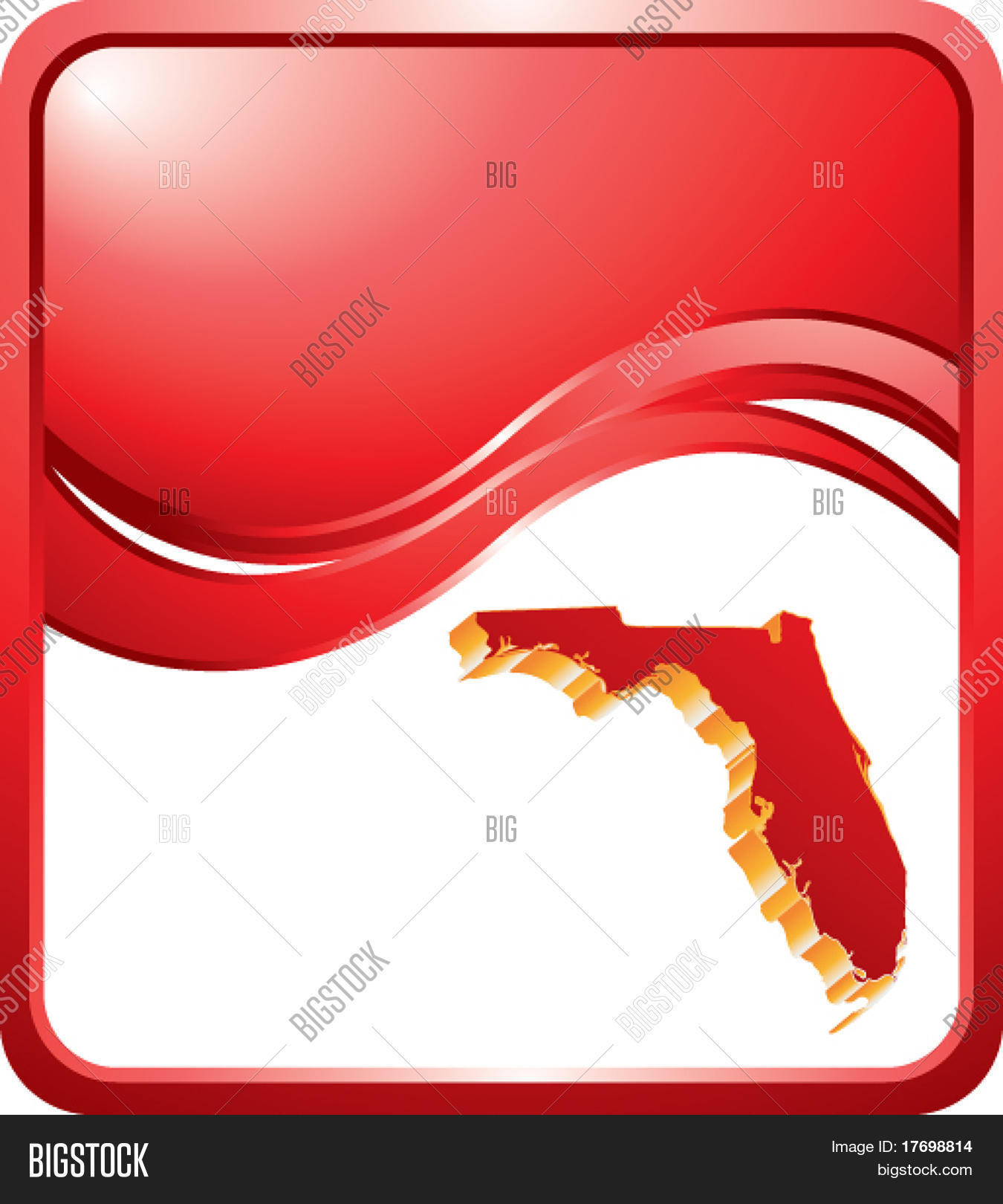 Florida State Shape Vector & Photo (Free Trial) | Bigstock