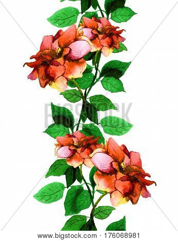 Repeated Floral Border Image & Photo (Free Trial) | Bigstock