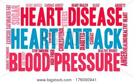 Heart Attack Word Vector & Photo (Free Trial) | Bigstock