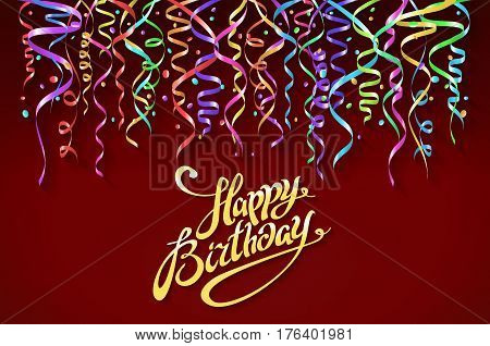 Happy Birthday Sign Vector & Photo (Free Trial) | Bigstock