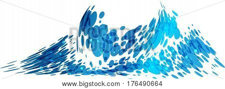 Wave Splash Isolated Vector & Photo (Free Trial) | Bigstock