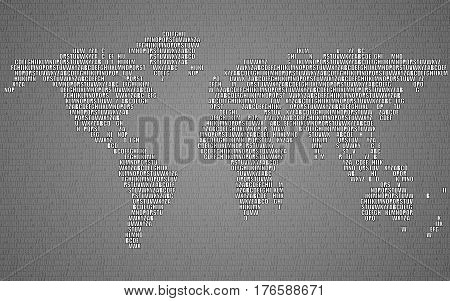 Abstract World Map Vector & Photo (Free Trial) | Bigstock