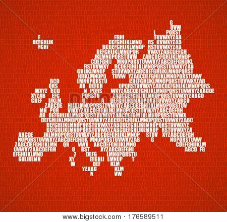 Abstract Europe Map Vector & Photo (Free Trial) | Bigstock